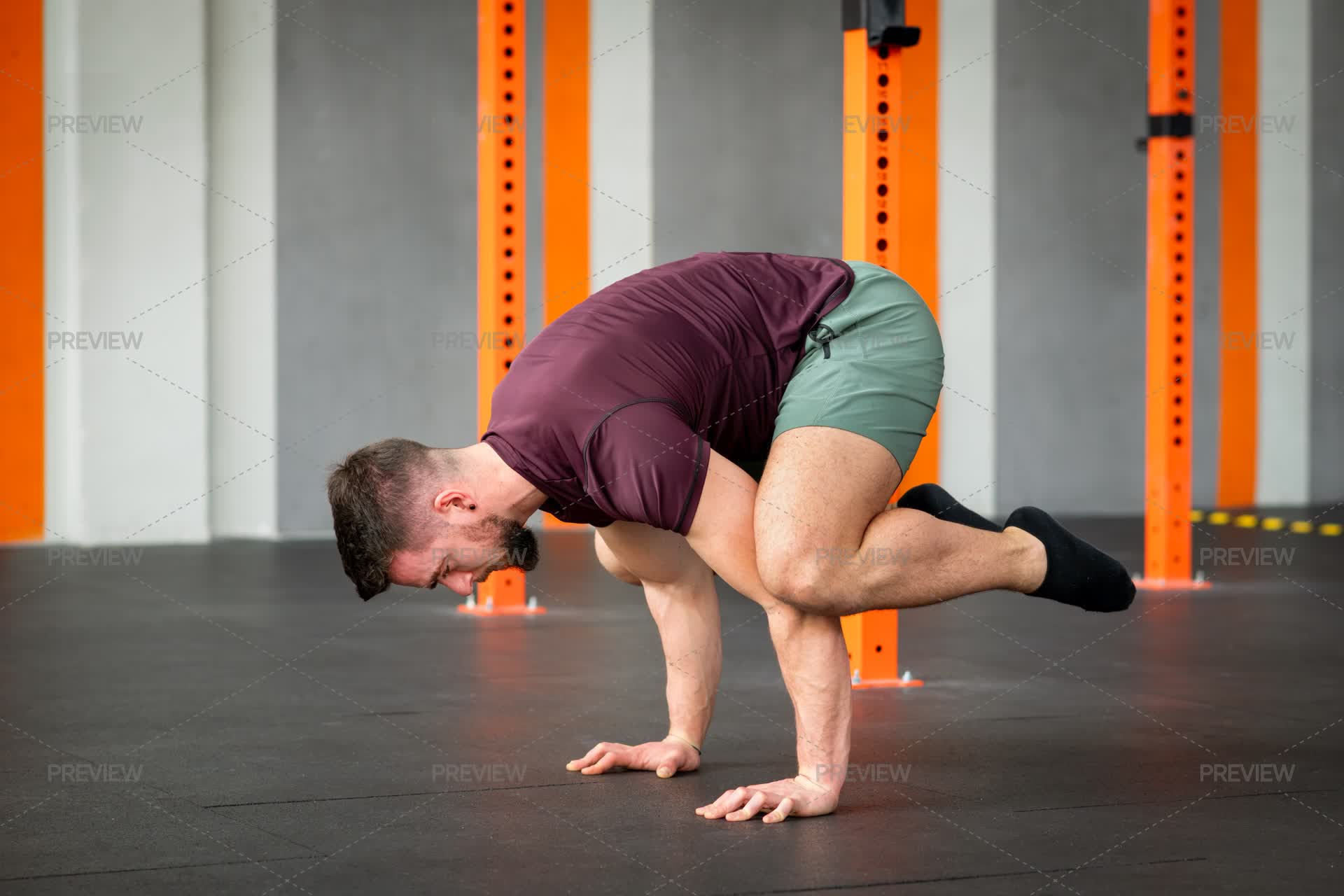 Calisthenics Frog Stand Exercise - Stock Photos | Motion Array Calisthenics Frog Stand Exercise - Stock Photos | Motion Array