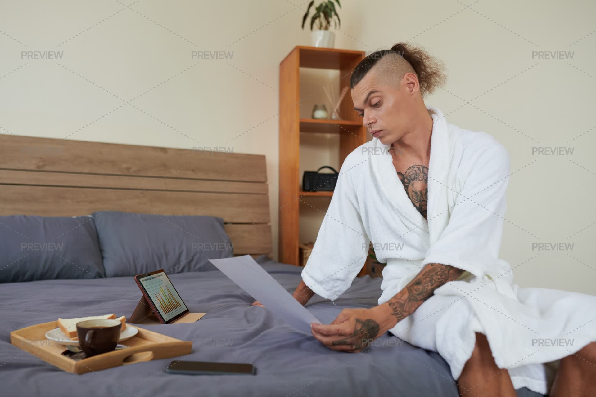 Businessman Checking Report - Stock Photos | Motion Array Businessman Checking Report - Stock Photos | Motion Array
