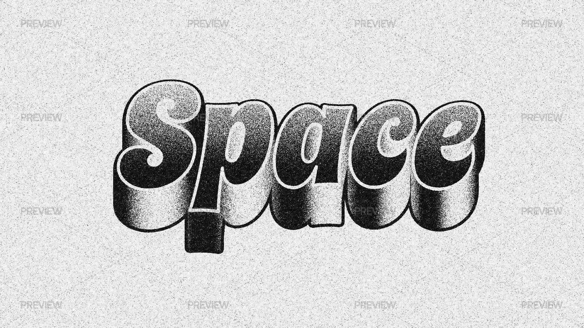 Vintage Noise Text Effect Graphics Motion Array
