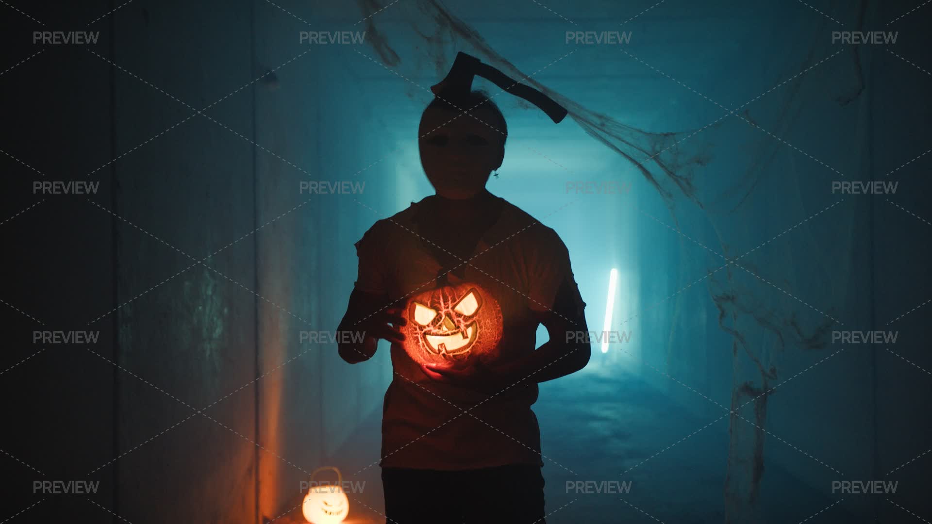 The Masked Zombie Searching In The Tunnel - Stock Photos | Motion Array The Masked Zombie Searching In The Tunnel - Stock Photos | Motion Array