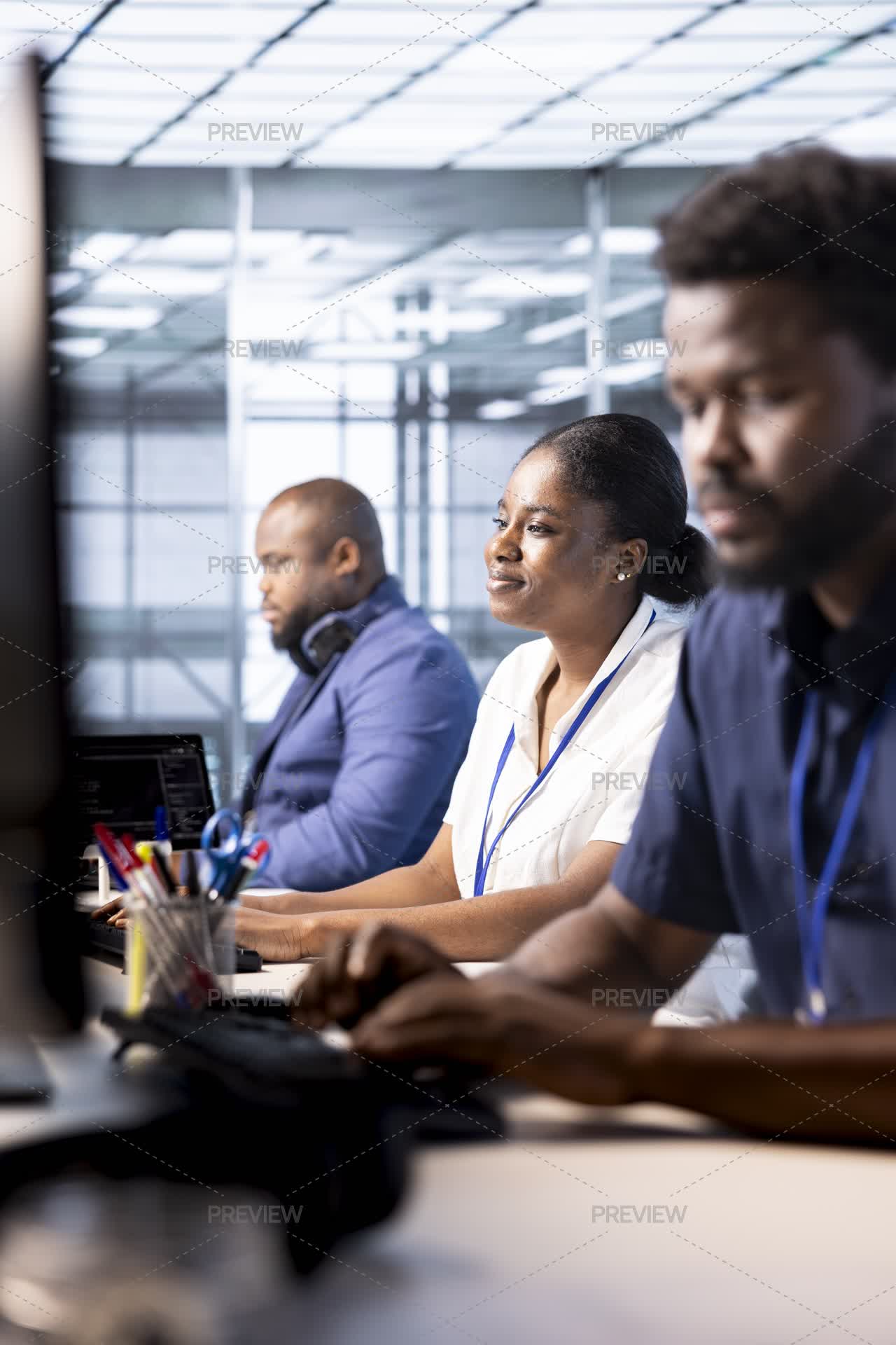 Server Hub Employee Debugging And Optimizing Code - Stock Photos ... Server Hub Employee Debugging And Optimizing Code - Stock Photos ...