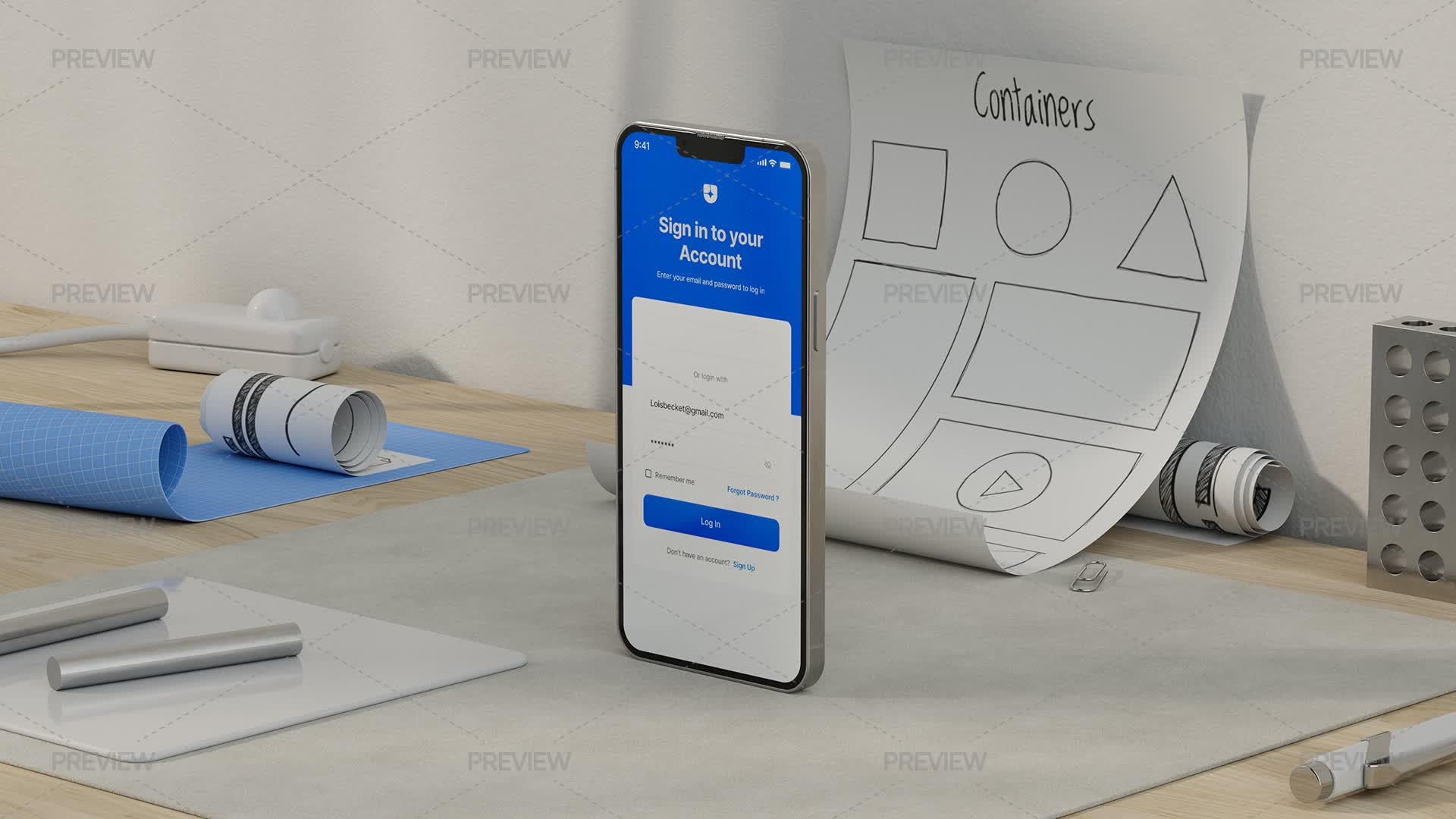 Phone Mockup Graphics Motion Array