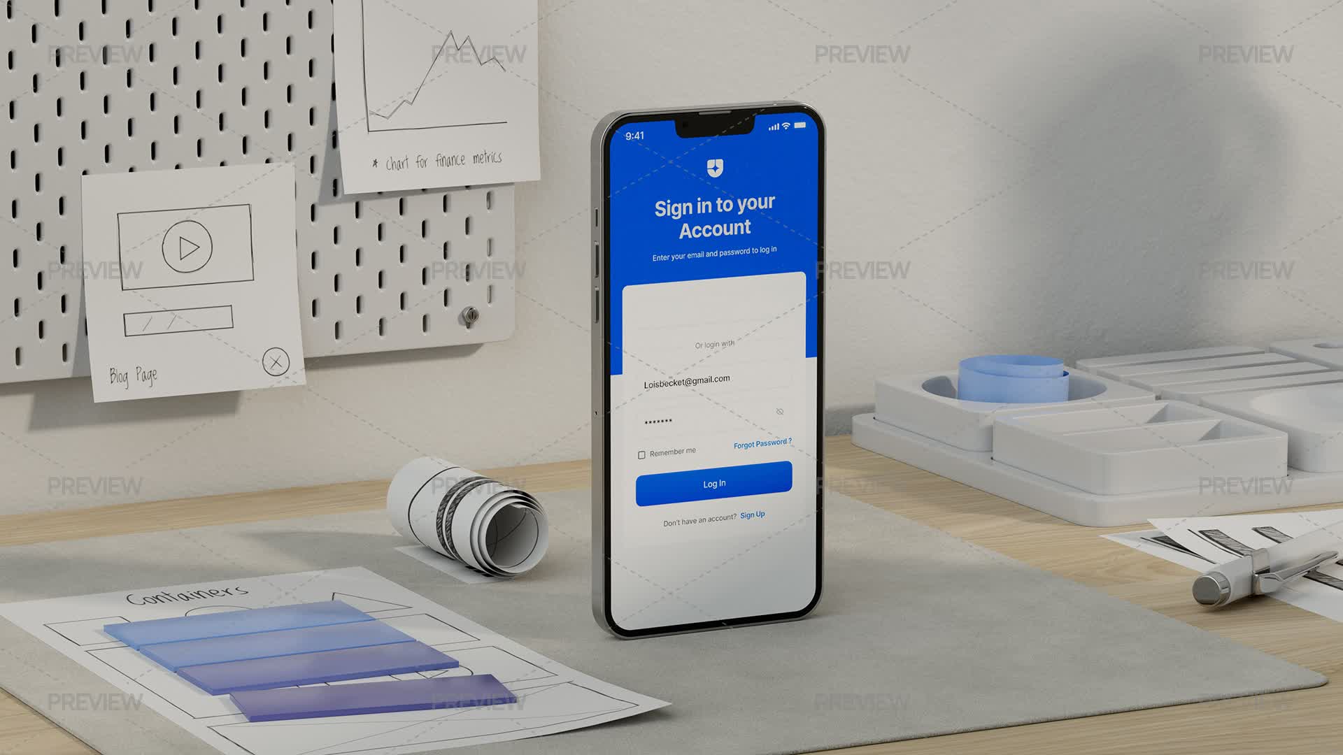 Phone Mockup Graphics Motion Array